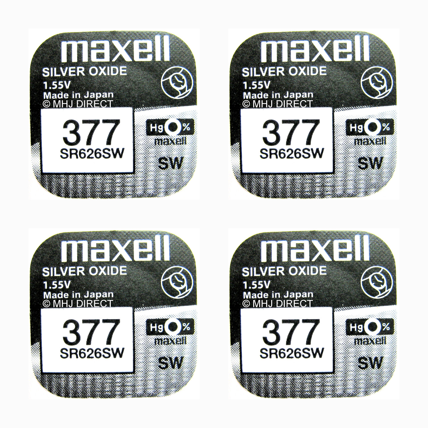 MAXELL 377 SR626SW AG4 Silver Oxide Watch Batteries SELECT 1 2 3 4 5 ...