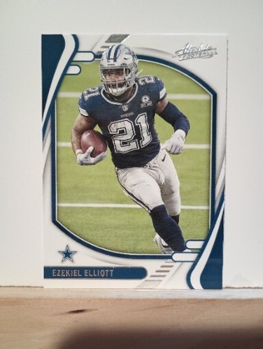 2021 Panini Absolute Ezekiel Elliott #50 Dallas Cowboys | eBay