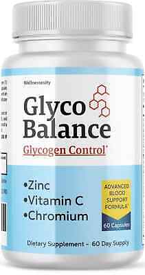 Glyco Balance Glycogen Control Pills Supplement 60 Capsules Made in USA ...