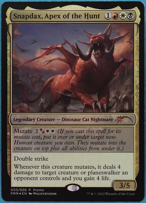 Snapdax, Apex of the Hunt (APAC Year of the Tiger) FOIL Promo NM ...