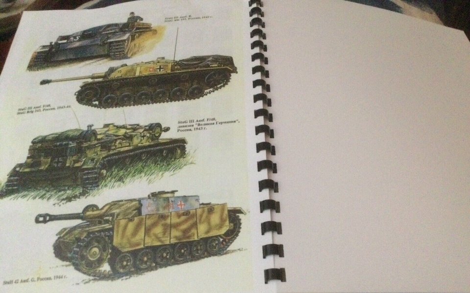 PANZER HISTORY, STURMGESCHUTZ III Book in Russian Detailed Drawings ...