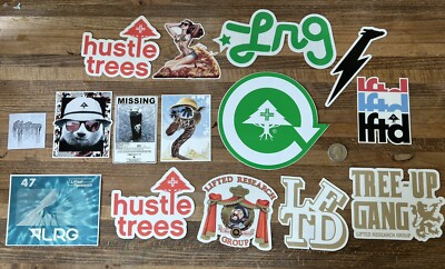 Lot Of 14 Lifted Research Group stickers decals Skateboard LRG | eBay