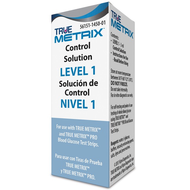True Metrix Control Solution Level 1 3ml 021292006235t339 for sale ...