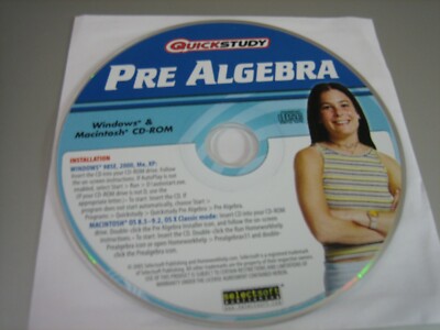 QuickStudy Pre Algebra (PC & MAC, 2005) - Disc Only!!! | eBay
