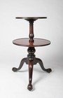 HIGHEST quality and design a GEORGE II Period Mahogany 2 tier stand ...