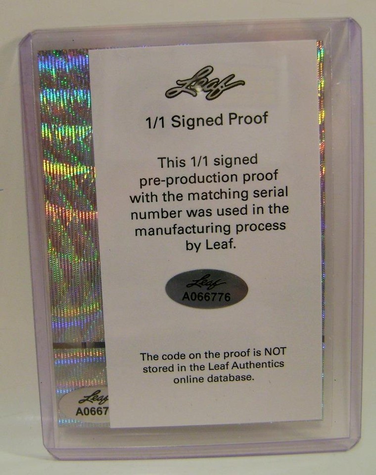 ALEXANDER RAMIREZ 1/1 THRILLERZ 2023 AUTO AUTOGRAPHED LEAF METAL ...