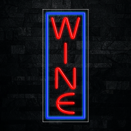 Wine LED Neon Sign 12"L x 30"H #31038 | eBay