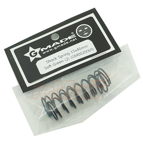 Gmade Shock Spring 15x46mm Soft Green 2pcs For Gmade RSD 90mm Shock # ...