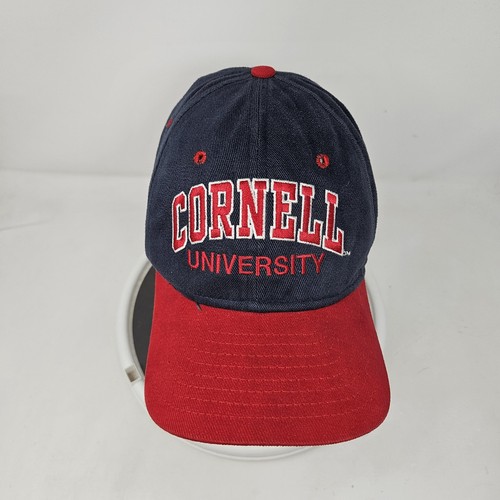 Cornell Big Red Hat Cap Snap Back Mens One Size Navy Red 90sUSA Made ...