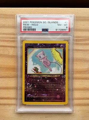 Mew 2001 Pokemon Southern Islands Promo Promo PSA 8 #1 - SWIRL | eBay