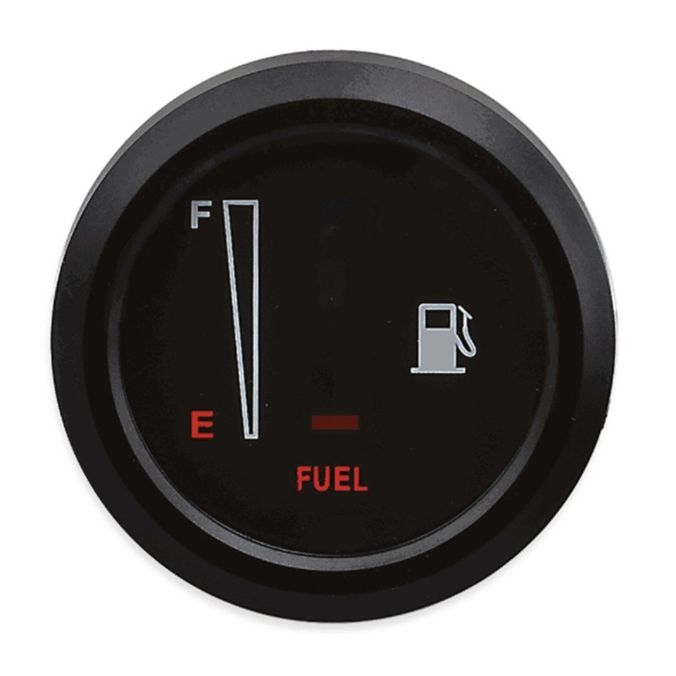 Car and Motorcycle 2 Inch Blue Light LED Bar Fuel Gauge for 12V and 24V ...