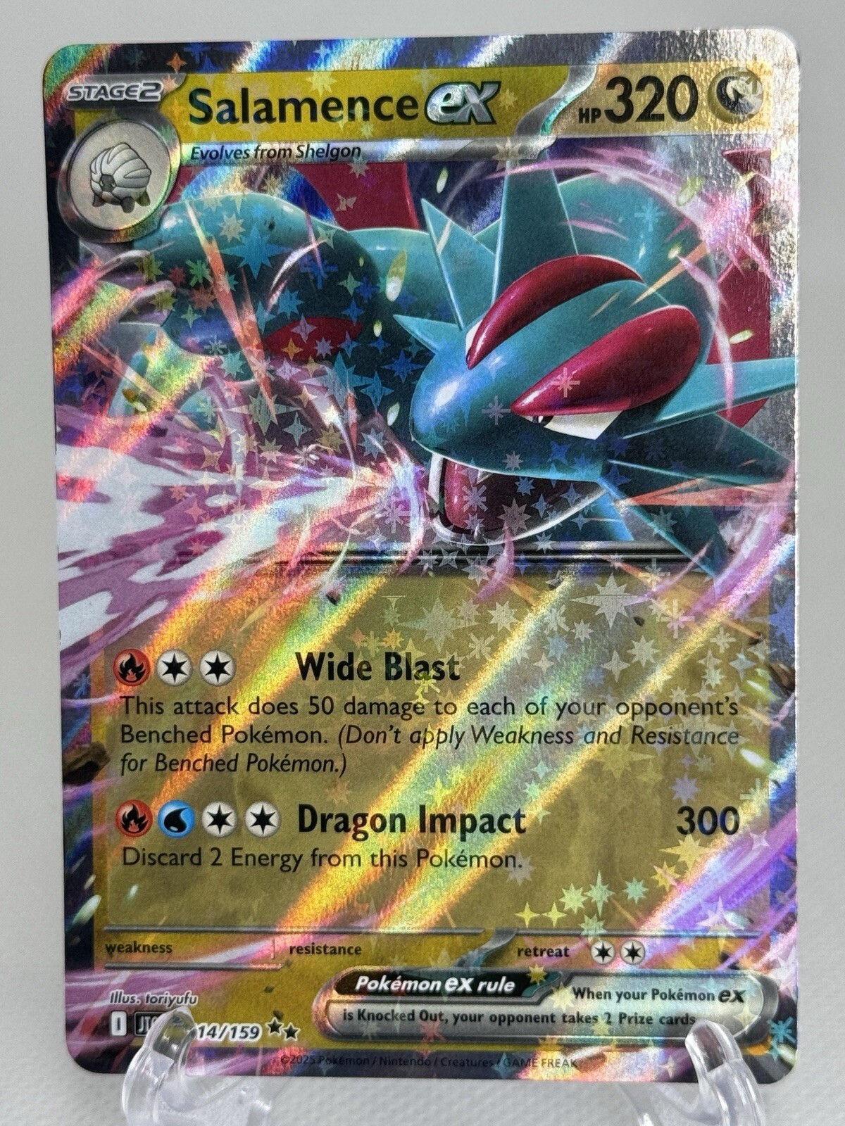 Salamence ex - (Journey Together Stamped) 114/159 Miscellaneous Cards ...