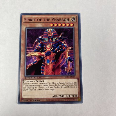Yugioh Spirit Of The Pharaoh sgx3-eni05 Speed Duel GX Duelists of ...