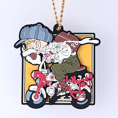 Master Roshi Dragon Ball RubMas Art Rubber Keychain Bandai From Japan F ...