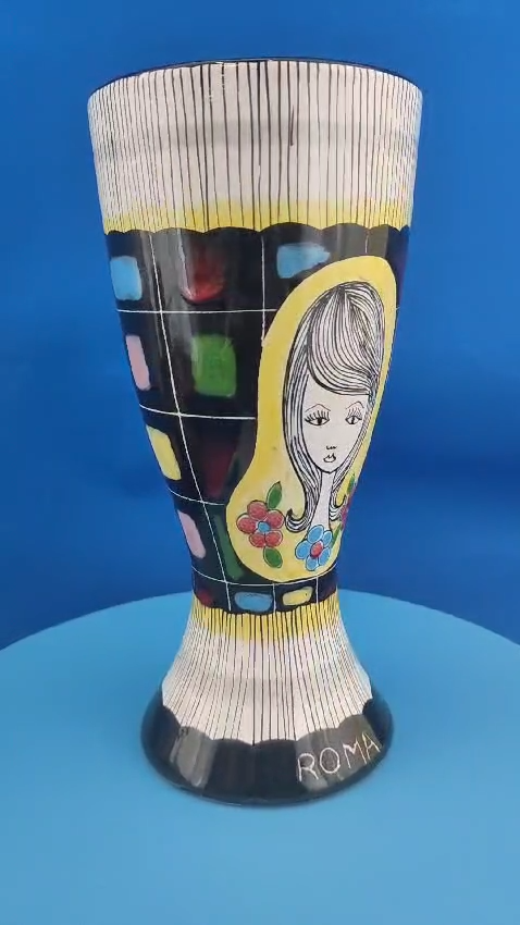 Daum Blue Mask Sculpture Rome