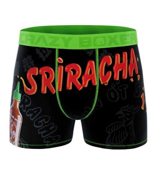 Boxer Briefs Crazy Boxer Men's L Sriracha Hot Chili Sauce 3 Pair Pack ...