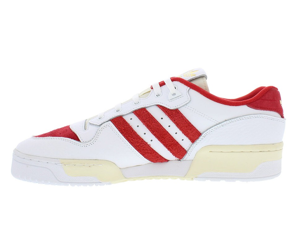 Adidas Rivalry Low Premium Mens Shoes Size 16, Color: White/Red | eBay