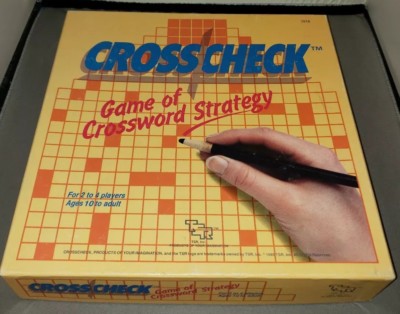 VINTAGE 1985 TSR CROSSCHECK Cross Check Word Board Game | eBay