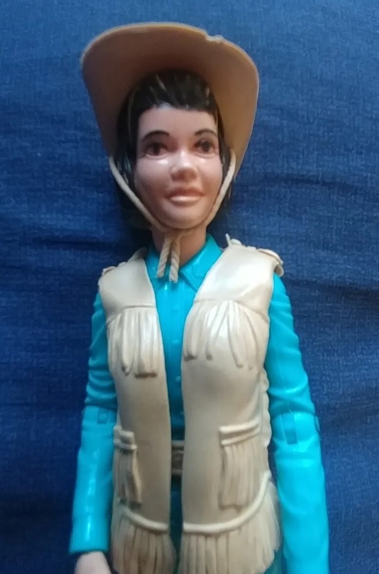 VINTAGE! Marx Janice West Movable Cowgirl Original Box | eBay