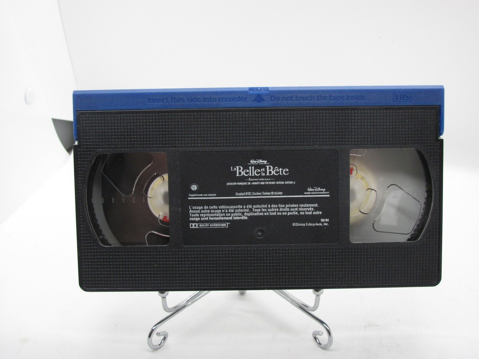 The Beauty And The Beast - Platinum Edition (VHS)(French) Tested | eBay