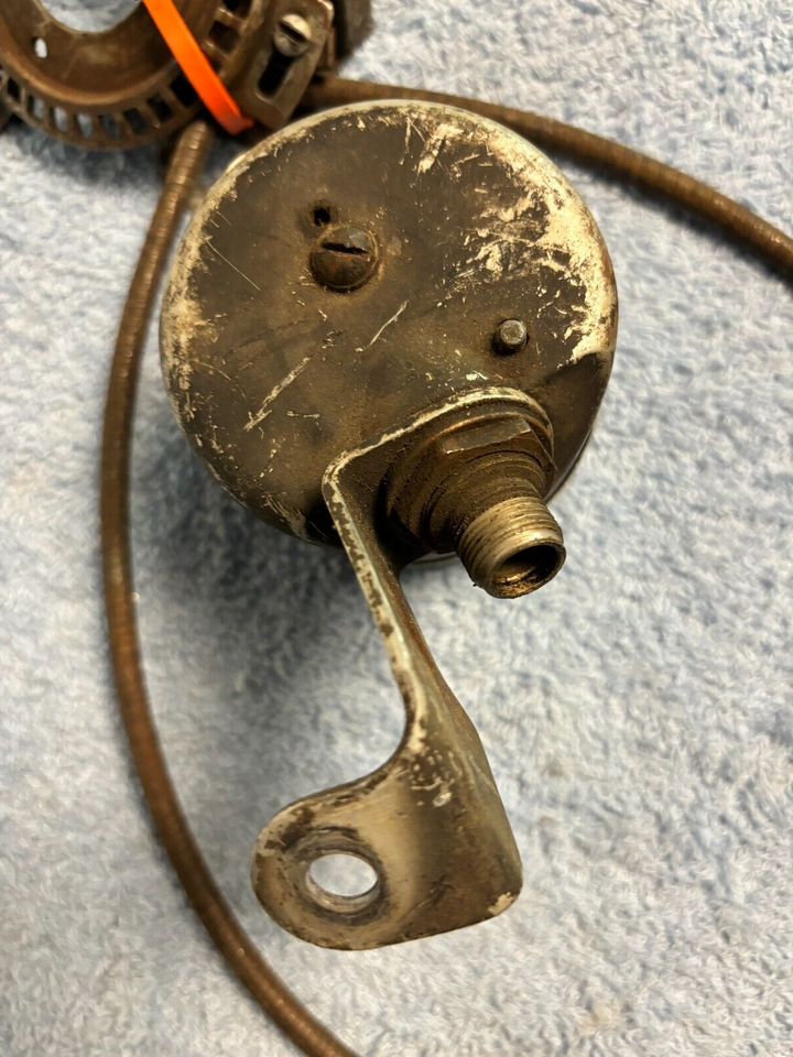 PREWAR STEWART WARNER X-PERT ELGIN BICYCLE SPEEDOMETER WITH CABLE ...