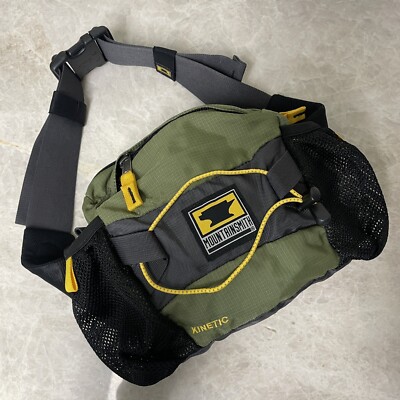 Mountainsmith Kinetic TLS Waistpack Nylon Green Bottle Pockets Hip Belt ...