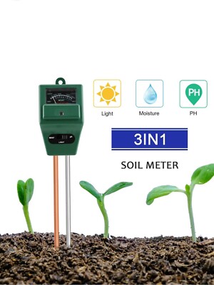 Soil Master Moisture Light and Ph Meter - Bring Your Plants To Life | eBay