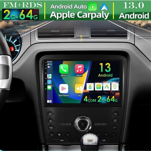 64G For 2010-2014 Ford Mustang Android 13 Carplay Car Stereo Radio GPS ...