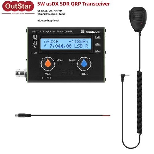 5W usDX SDR QRP Transceiver QCX-SSB to SSB 15m/20m/40m 3-Band HF ...