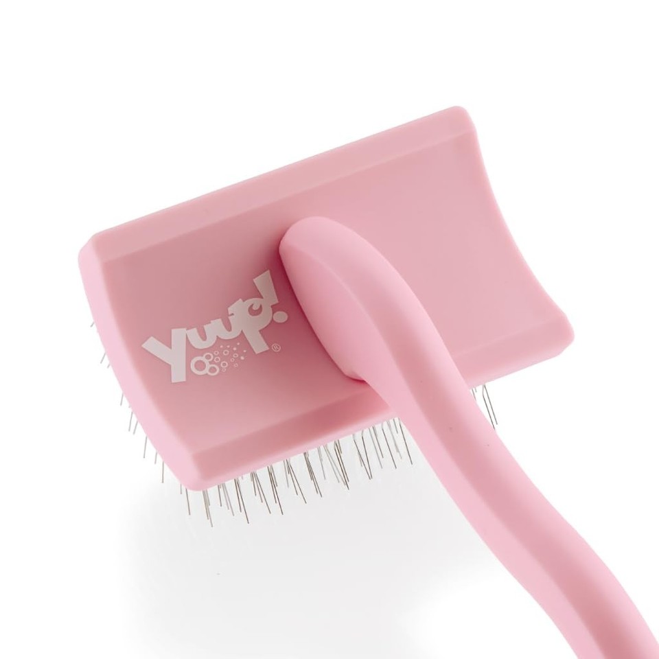 YUUP - PINKBRUSH MINI Cardatore professionale a denti lunghi e ad alta ...