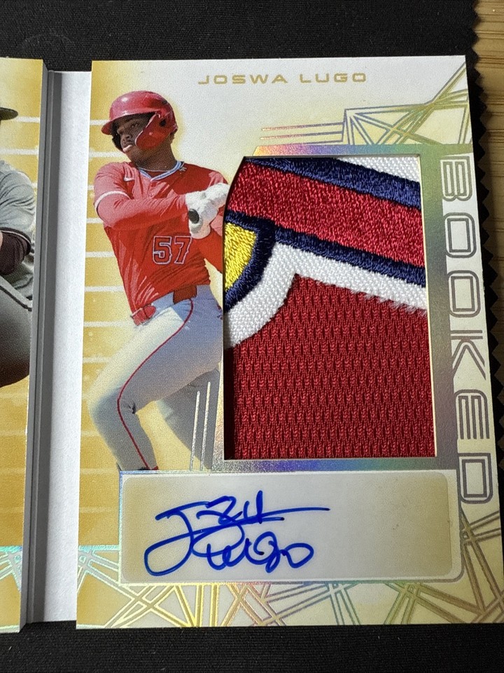 2024 Leaf Trinity Chris Cortez Joswa Lugo Patch Auto Booklet 01/10 ...