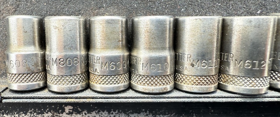 VINTAGE NEW BRITAIN MACHINE CO. NONE BETTER SAE 1/4 INCH DRIVE SOCKET ...