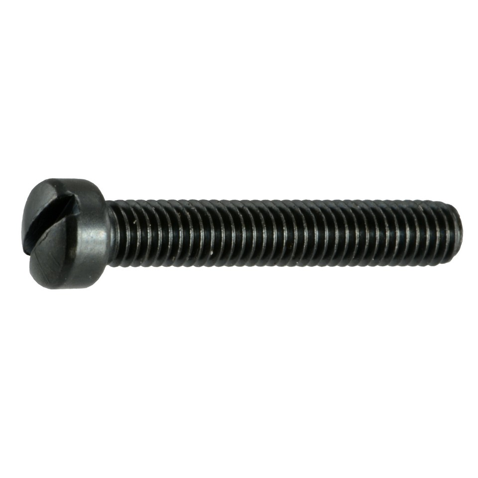Black Oxide Slotted Fillister & Weaver Oval Head Gun Screws (10 pcs ...