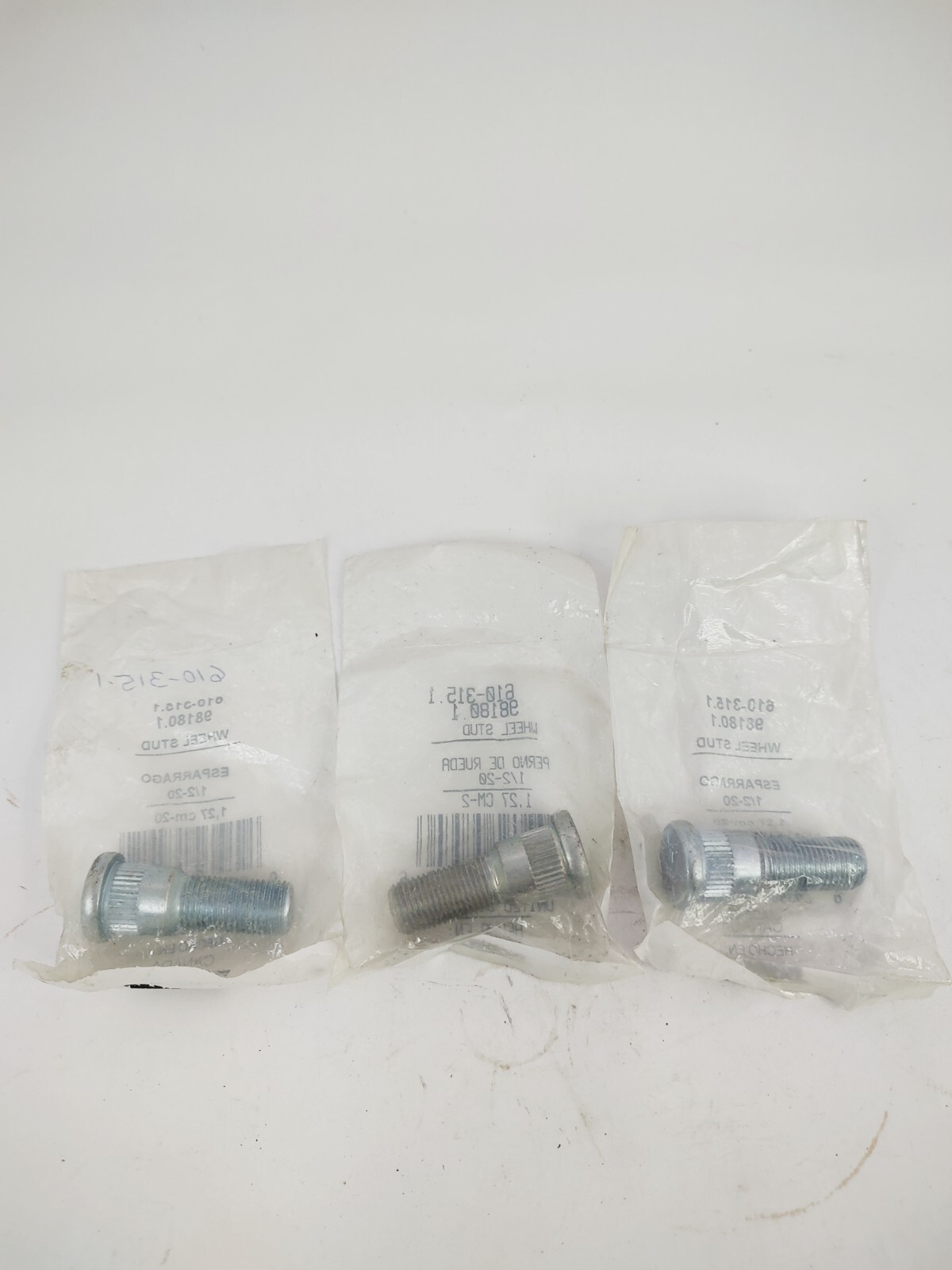 Dorman 610-315.1 / 610-315 Wheel Stud 98180.1 1/2-20 NOS (Pack of 3) | eBay