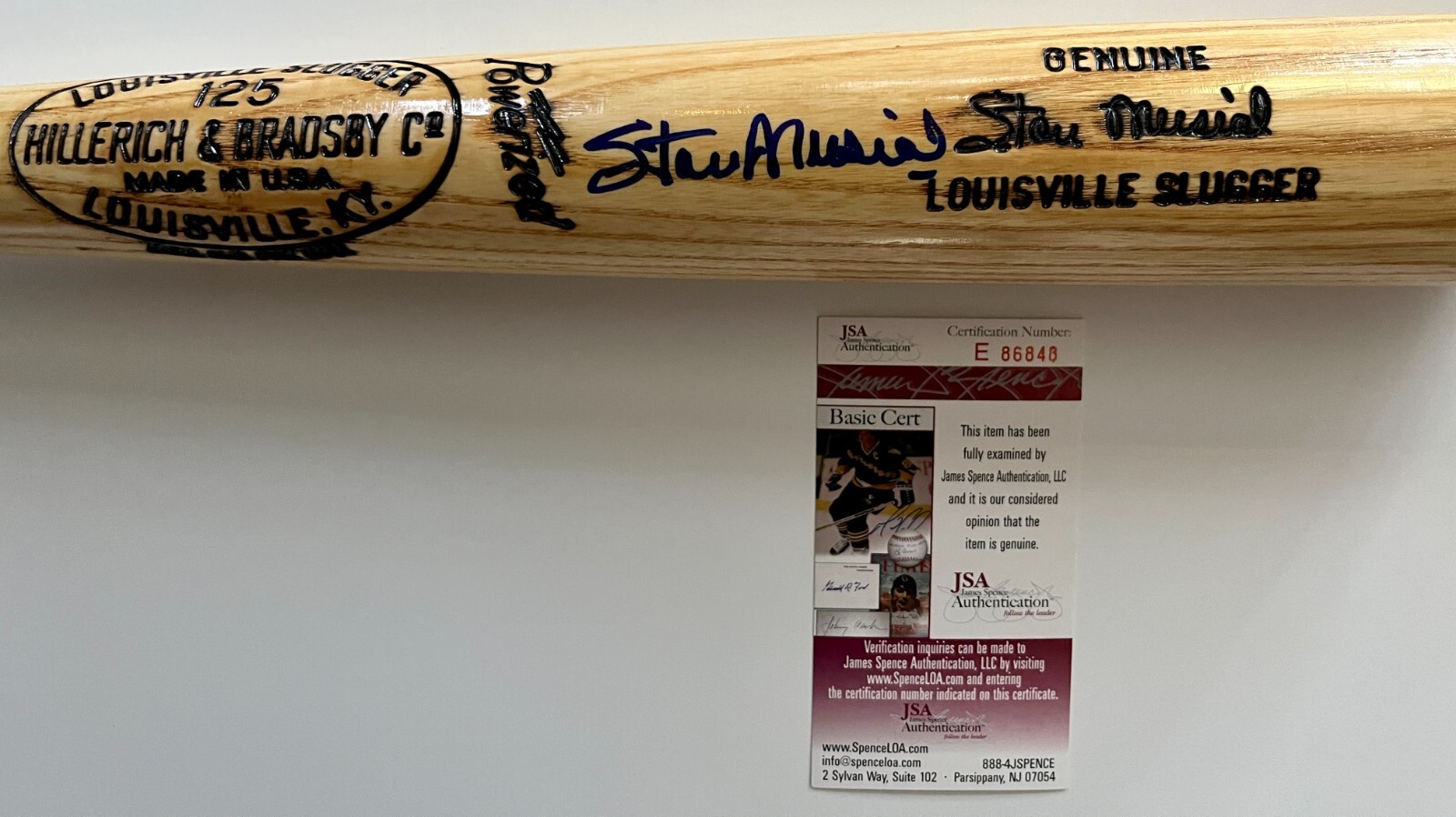 Stan Musial Autographed Memorabilia | Signed Photo, Jersey ...