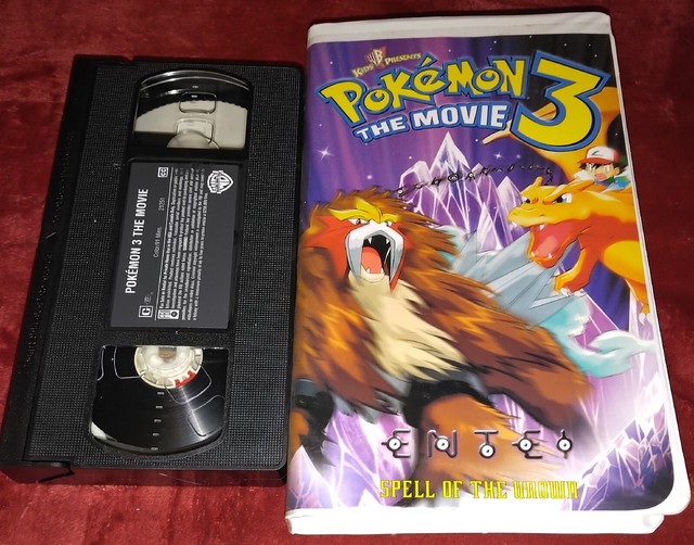 Pokémon the Movie 3 (VHS, 2001, Clamshell) for sale online | eBay