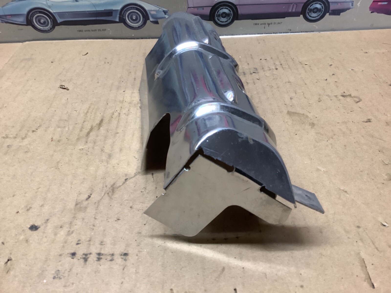 1968-1972 Corvette Ignition Shield Left Rear Lower GM 3923969 2nd ...