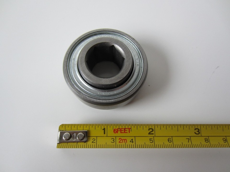 204KRR2 Agricultural Ball Bearing Hex Shaft Size 11/16 x 1.8504 x 0.551 ...