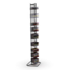 IKEA Gnedby Shelf Unit CD Stand Case Storage Tower Birch Veneer 80 ...