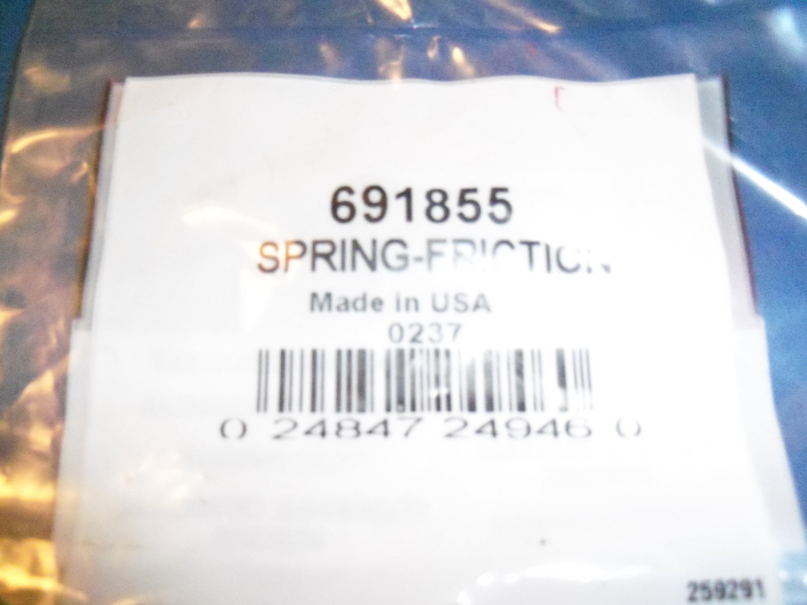 NEW BRIGGS FRICITON SPRING 691855 OEM B6 B178 | eBay