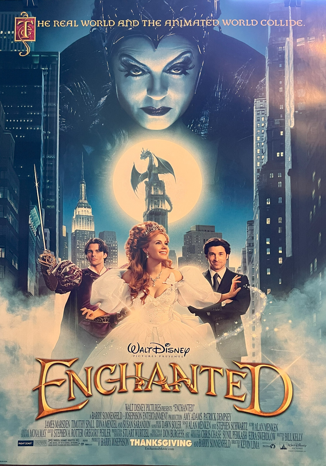 Enchanted ORIGINAL 27x40 DOUBLE SIDED MOVIE POSTER | eBay
