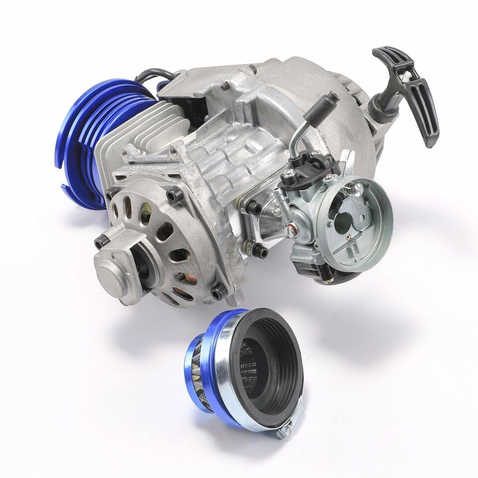 49cc 47cc 50cc 2 Stroke HP Racing Engine Motor | Complete Assembly | 2 ...