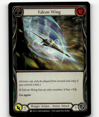 Flesh And Blood Falcon Wing (Red) FOIL Outsiders Common | eBay