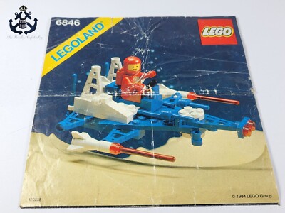 LEGO 1980s Classic Space Tri-Star Voyager Ship INSTRUCTIONS Manual For ...