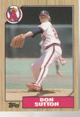 FREE SHIPPING-MINT-1987 Topps California Angels #673 Don Sutton-2 | eBay