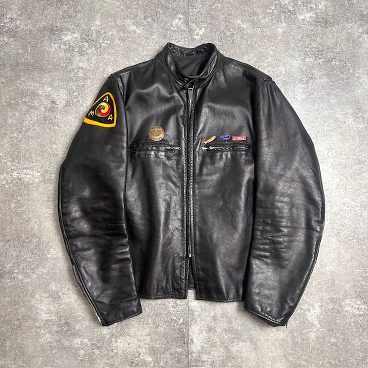 Men's Harley Davidson 70's Amf Single Leather Rider J… - Gem