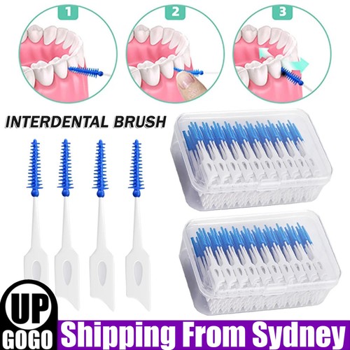 160 x Interdental Brush Floss Sticks Tooth Dental Floss Toothpick ...
