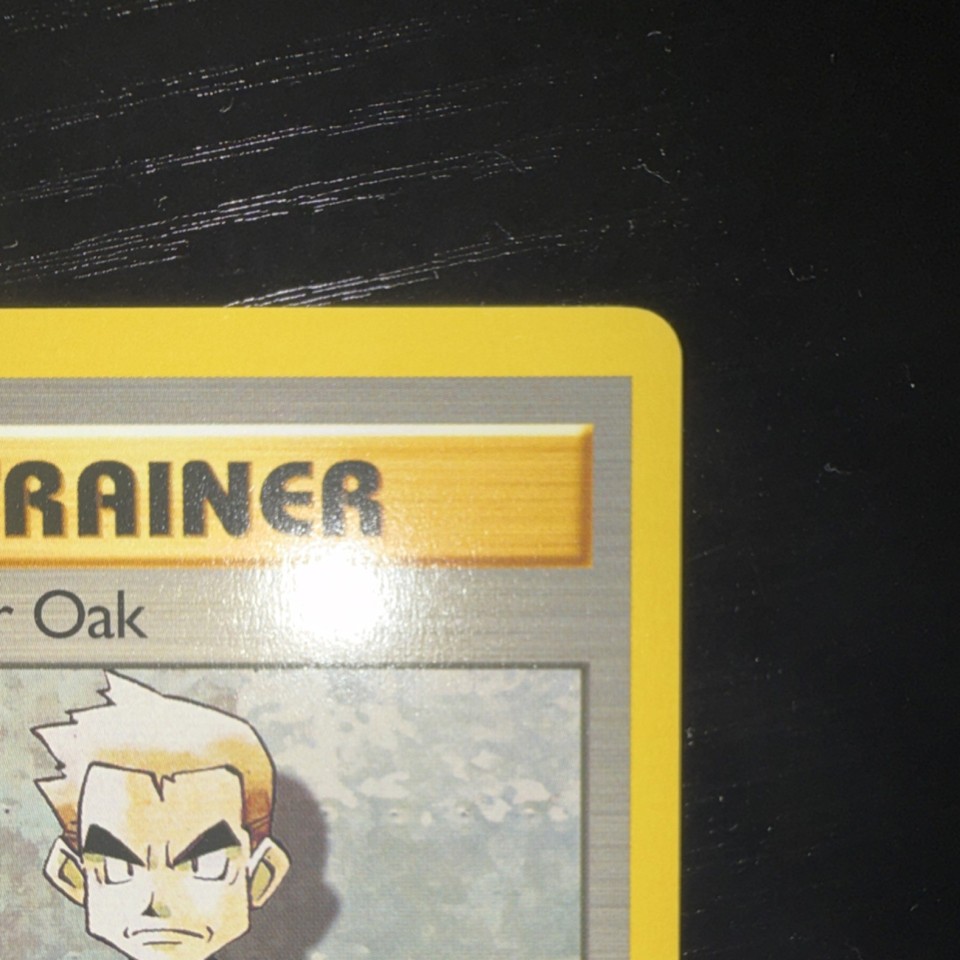 Pokémon TCG 1st Edition Base Set Shadowless Trainer Professor Oak 88/ ...