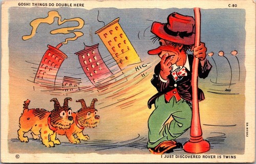 Vintage Postcard 1940s Comic Posted Mankato Minnesota JP9 | eBay
