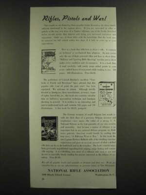 1940 NRA National Rifle Association Ad - Rifles, Pistols and War! | eBay